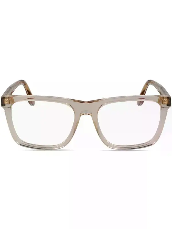 Victoria Beckham Rectangle-frame Glasses - Neutrals