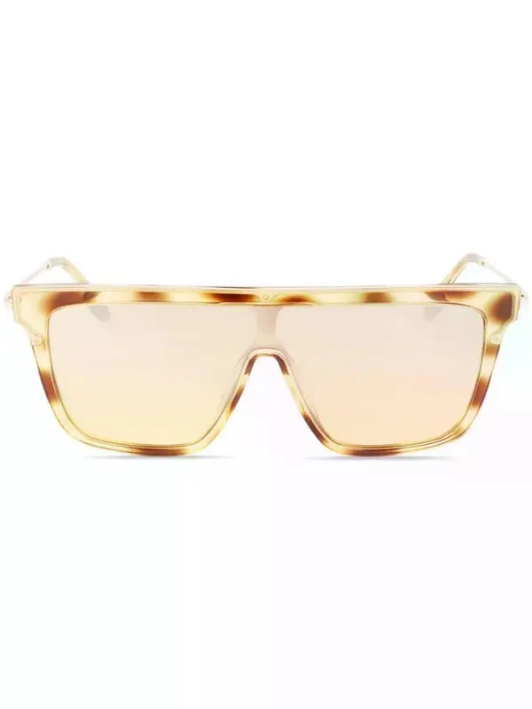 Victoria Beckham Square-frame Sunglasses - Brown