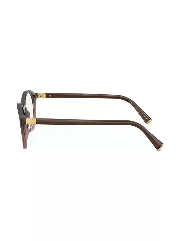 Miu Miu Round Frame Eyeglasses