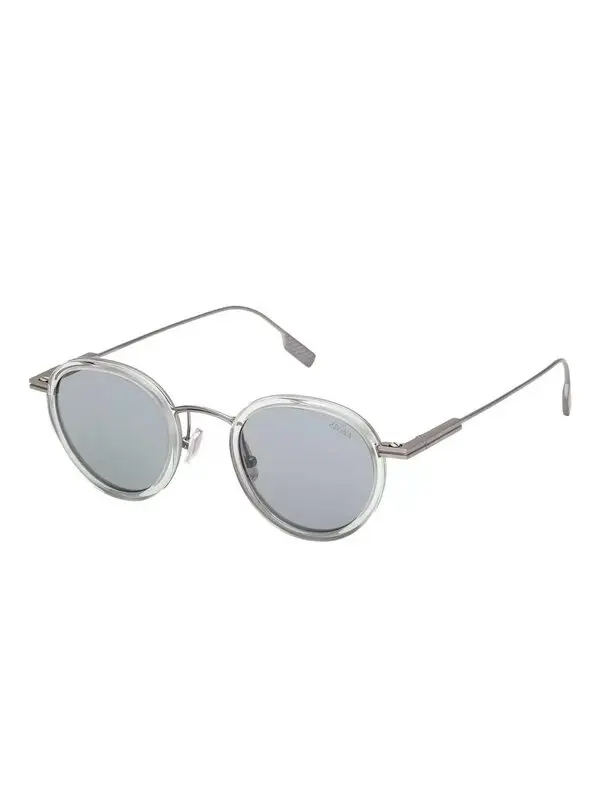 Zegna Round Frame Sunglasses