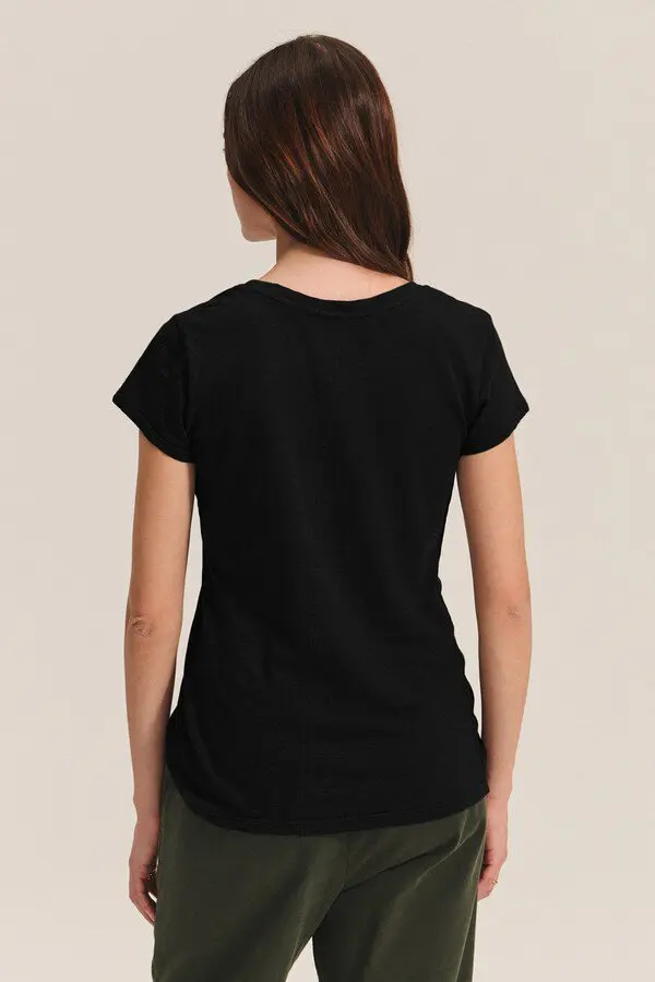 Velvet By Graham & Spencer Odelia Tee - Black