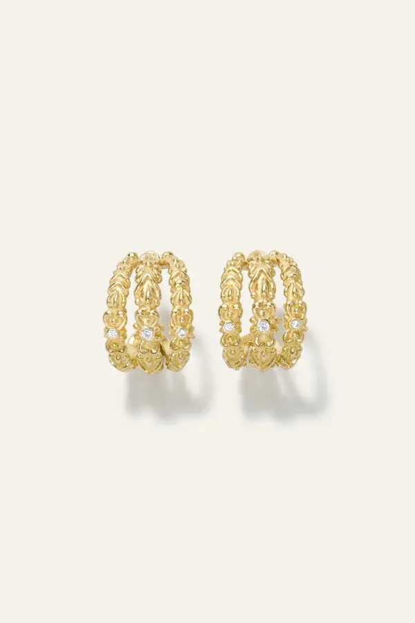Ba&sh Perrine Zircon Earrings - Gold