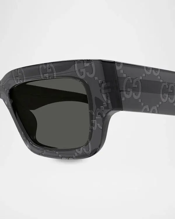 Gucci Rectangular Sunglasses - Grey