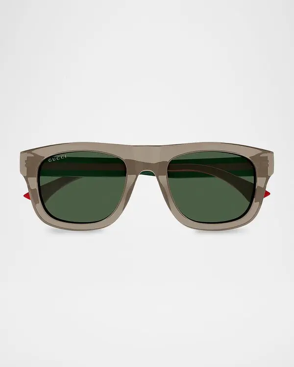 Gucci 52mm Square Sunglasses - Brown