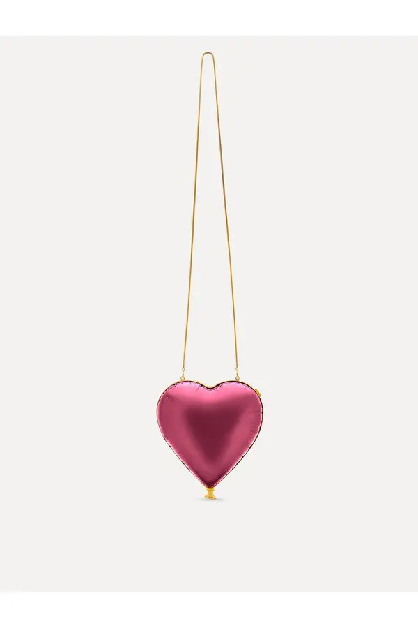 Oscar De La Renta Heart Balloon Bag - Pink