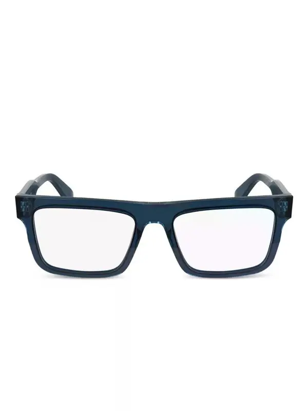 Calvin Klein Rectangle-frame Eyeglasses - Blue