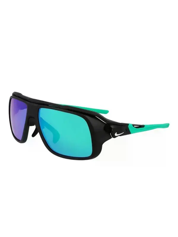 Nike Flyfree Soar Square-frame Sunglasses - Black
