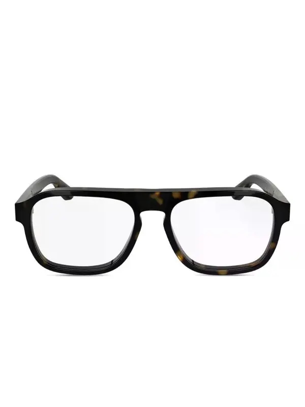 Calvin Klein Pilot-frame Glasses - Brown