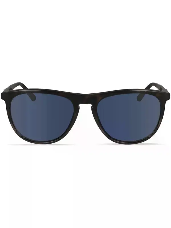 Calvin Klein Logo-print Sunglasses - Brown