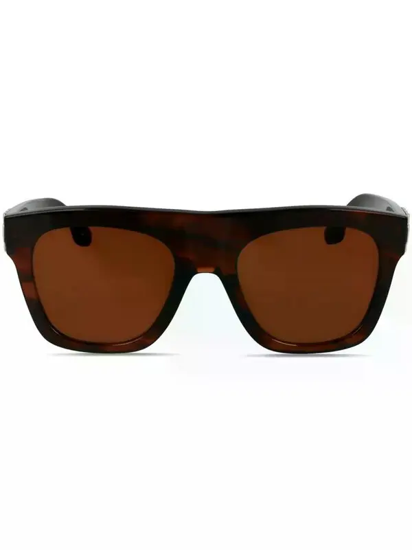 Victoria Beckham Square-frame Sunglasses - Brown