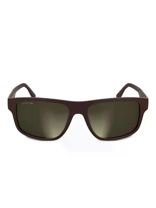 Lacoste Square Frame Sunglasses - Brown