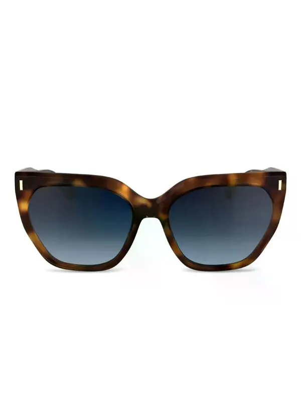 Calvin Klein Cat Eye-frame Sunglasses - Brown