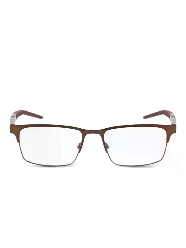 Nike Metal Rectangle Glasses - Brown