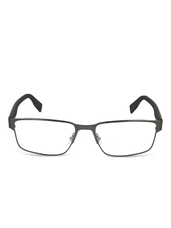 Lacoste Rectangle Metal Eyeglasses - Grey