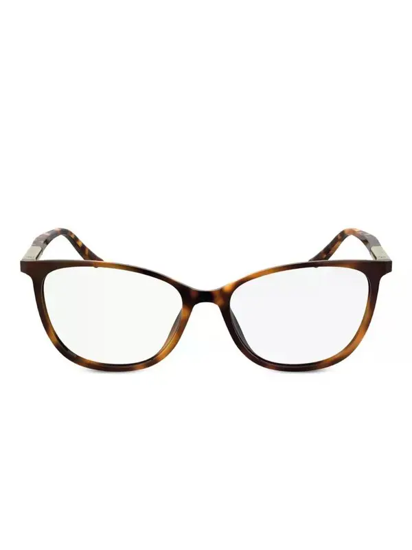 Calvin Klein Tortoiseshell Cat-eye Glasses