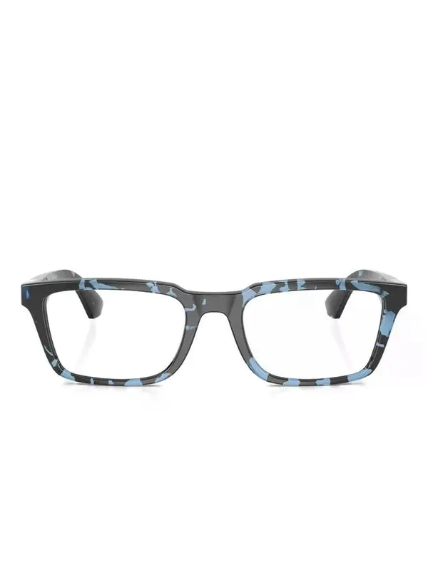Burberry Tortoiseshell Rectangle Eyeglasses
