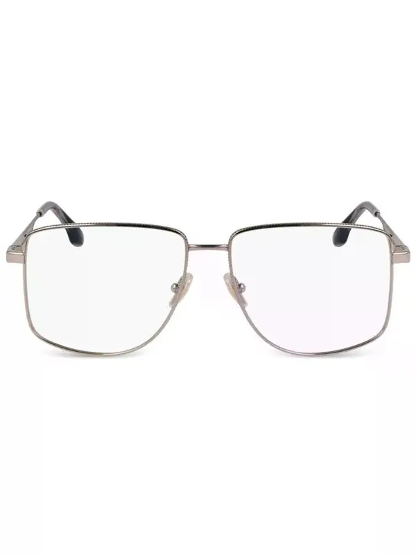Victoria Beckham Rectangle-frame Sunglasses - Silver