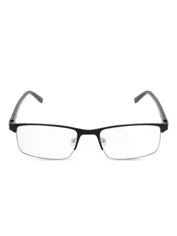 Lacoste Half-rim Rectangle Eyeglasses - Black