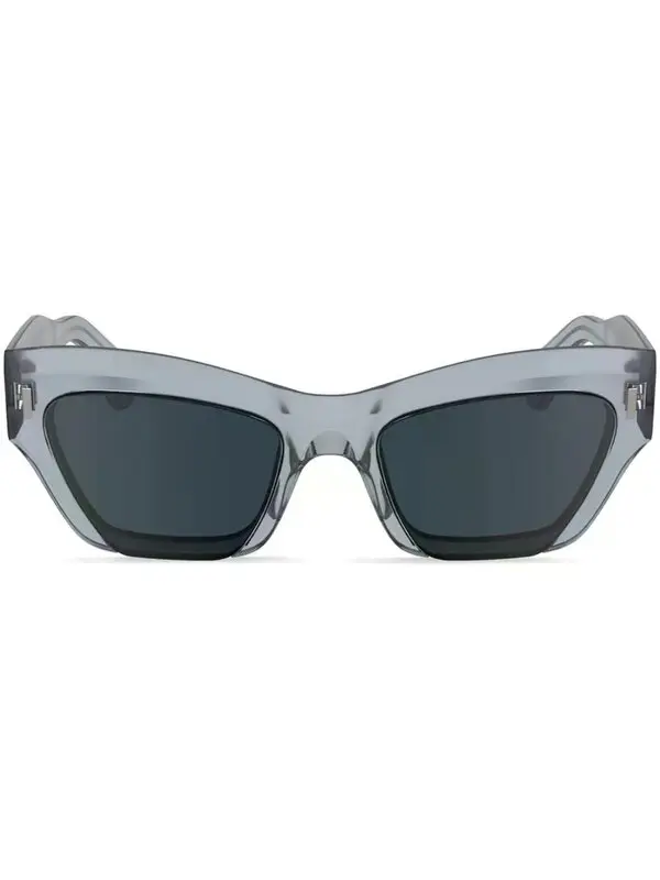 Calvin Klein Logo Lettering Cat-eye Sunglasses