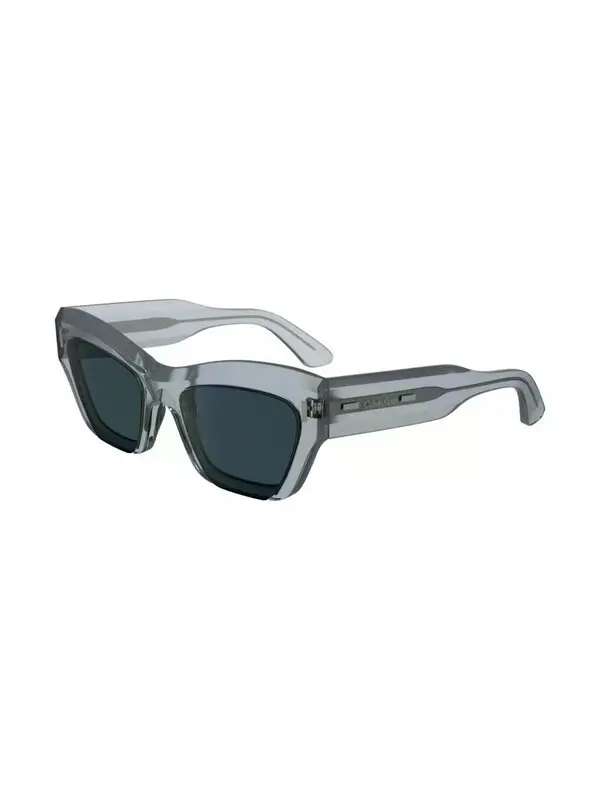 Calvin Klein Logo Lettering Cat-eye Sunglasses