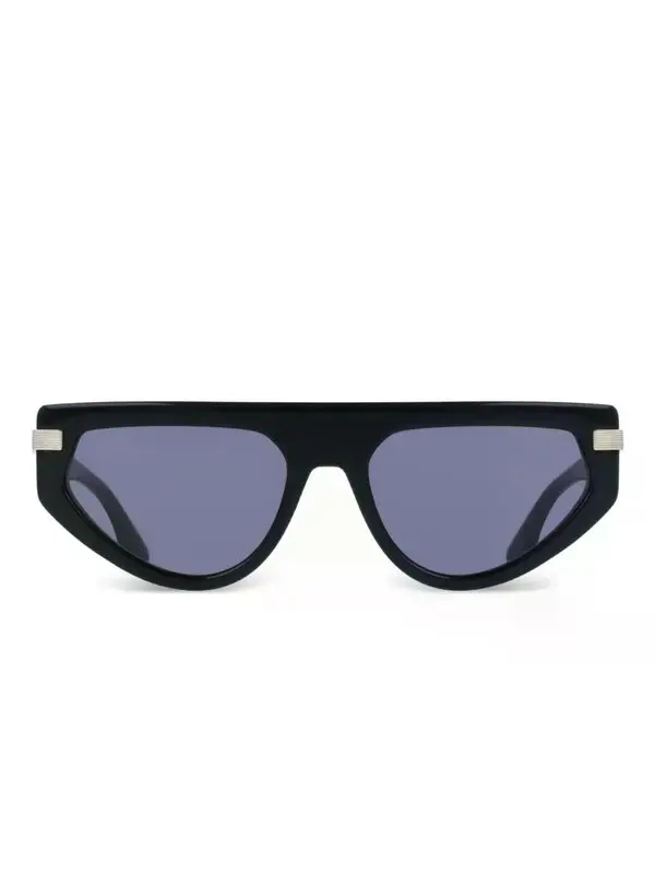 Victoria Beckham Geometric-frame Sunglasses - Black