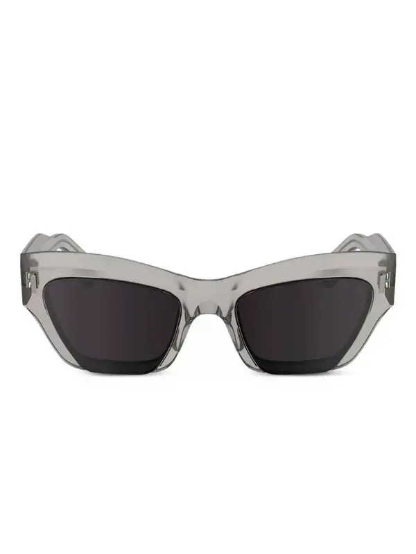 Calvin Klein Geometric Cat-eye Acetate Sunglasses