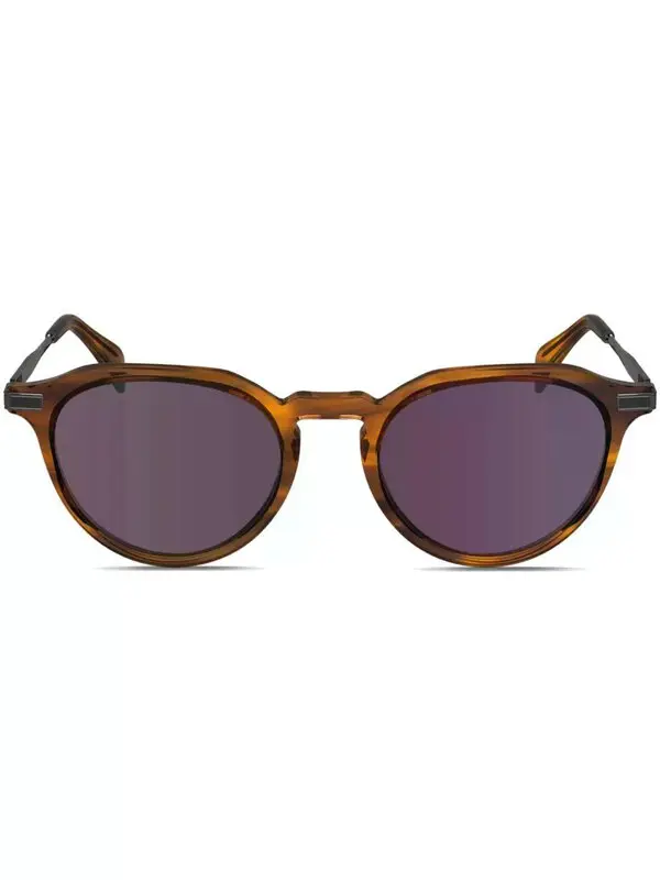 Paul Smith Keats Round-frame Sunglasses - Brown