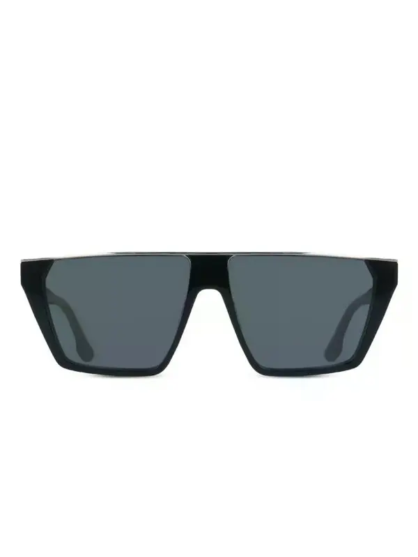 Victoria Beckham Geometric-frame Sunglasses - Black