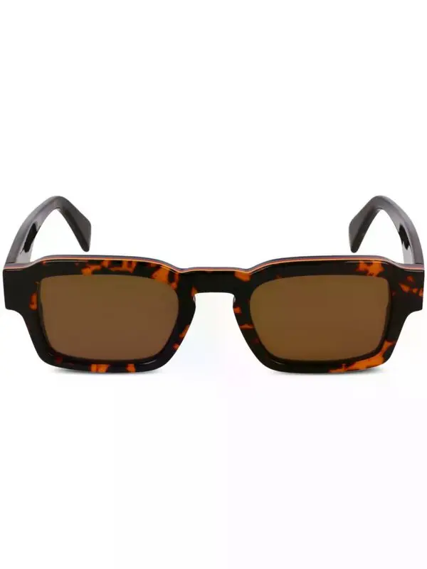 Paul Smith Latimer Rectangle-frame Sunglasses - Brown