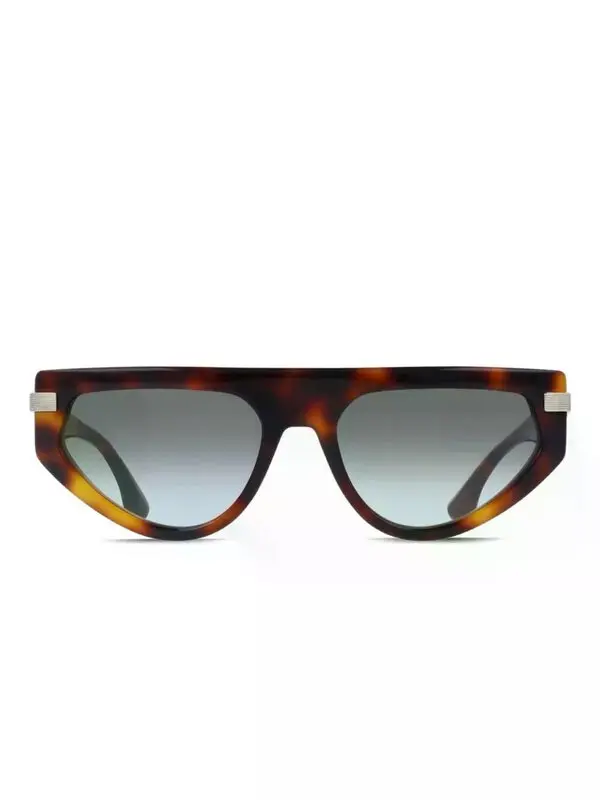 Victoria Beckham Geometric Frame Sunglasses - Brown