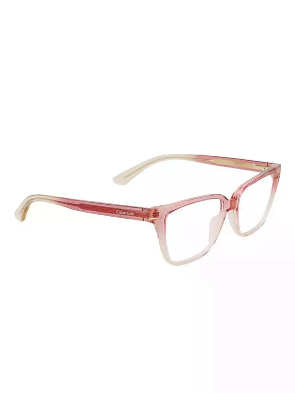 Calvin Klein Rectangle-frame Ombre-effect Glasses