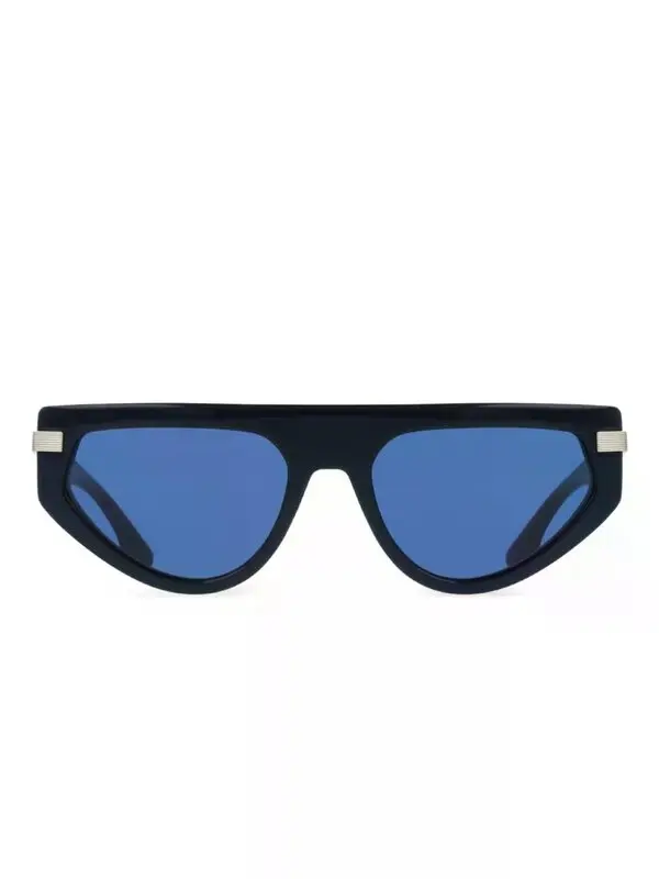 Victoria Beckham Triangle-frame Sunglasses - Blue