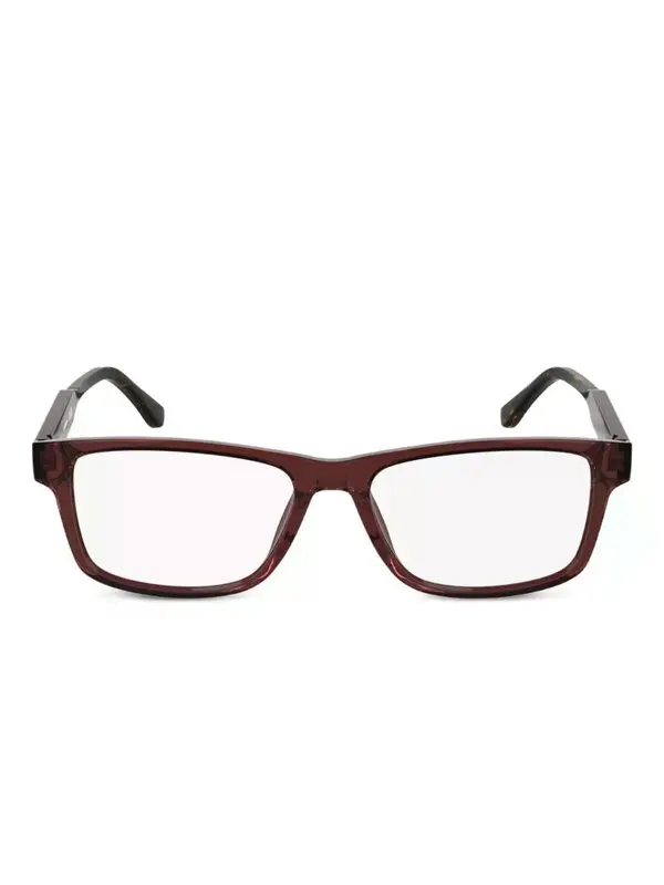 Lacoste Rectangle Acetate Eyeglasses - Red