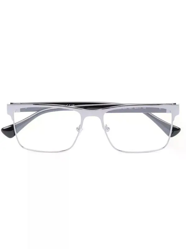 Versace Signature Medusa-plaque Square-frame Eyeglasses