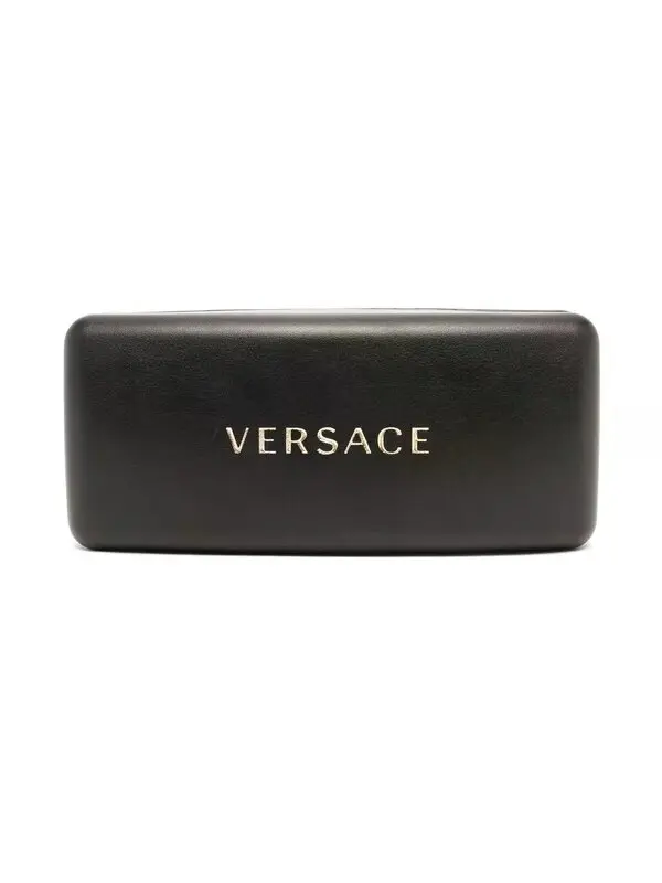 Versace Signature Medusa-plaque Square-frame Eyeglasses