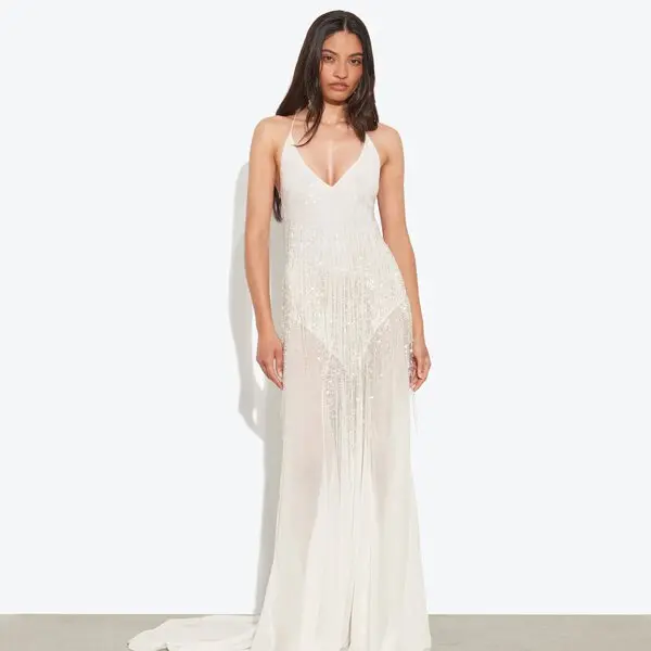 RAT & BOA Antoinetta Hand-beaded Maxi Gown
