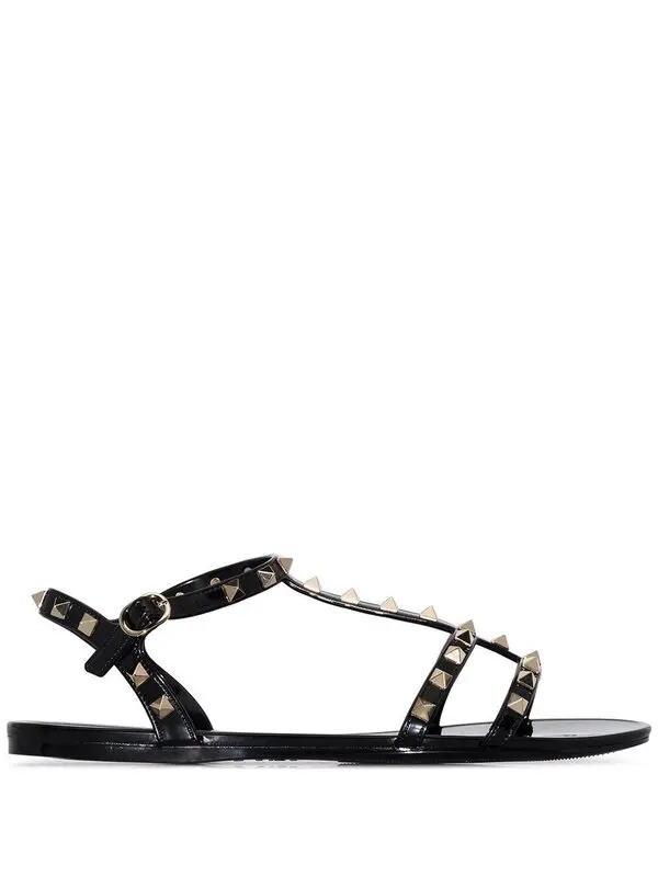 Valentino Garavani Rockstud Sandals - Black