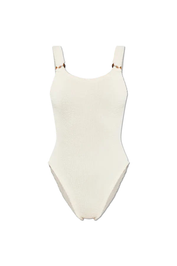 Hunza G One-piece Swimsuit - Cream