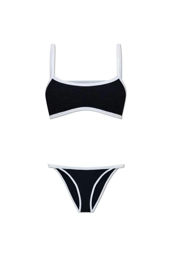 Hunza G Tyler Two-piece Swimsuit - Black