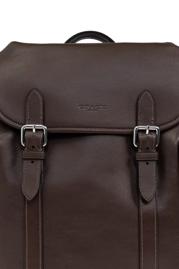 COACH Leather Backpack - Brown