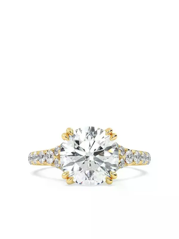 TILLA 14k Yellow Diamond Wedding Ring - Gold