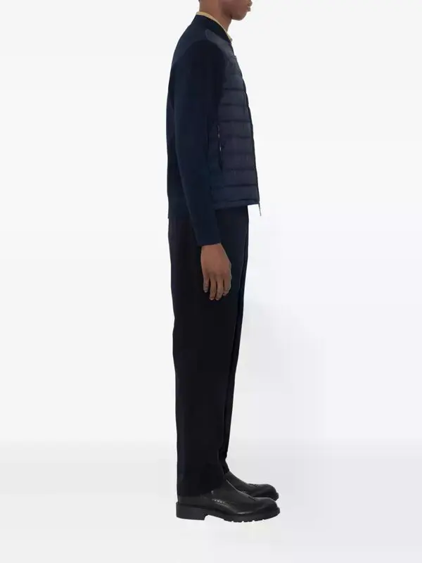 Burberry Quilted Nylon And Wool Jacket