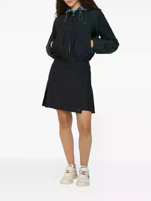 Burberry Wrap Mini Skirt - Blue