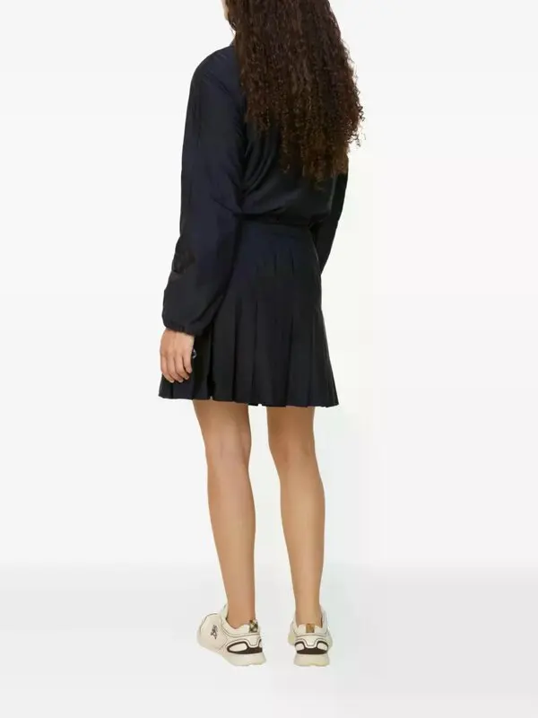 Burberry Wrap Mini Skirt - Blue