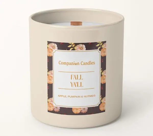 COMPANION CANDLES Fall Ya'll: Apple, Pumpkin & Nutmeg - One-color