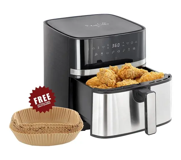 MEGACHEF 8.5 Quart Digital Led Display Electric Air Fryer - One-color
