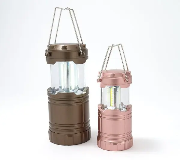 SECUREBRITE Set Of 2 Large And 2 Mini Lanterns