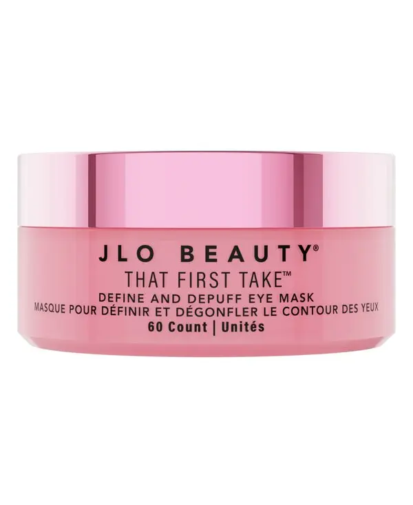 JLO BEAUTY That First Take Define And Depuff Eye Mask With Spatula - Rose Gold