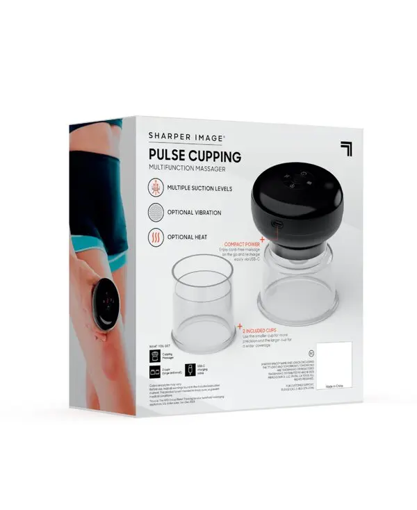 SHARPER IMAGE Pulse Cupping Multifunction Massager
