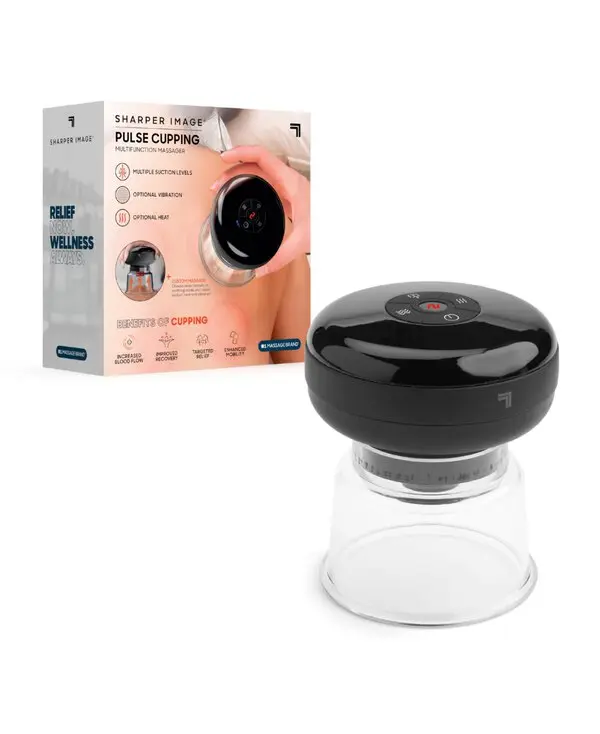 SHARPER IMAGE Pulse Cupping Multifunction Massager